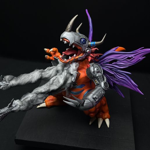 metal greymon coloring page