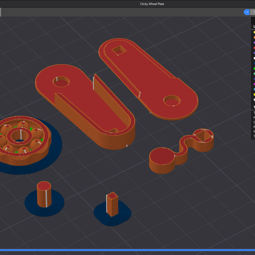 🛞 Clicky Wheel Fidget・Free STL File for 3D printing・Cults