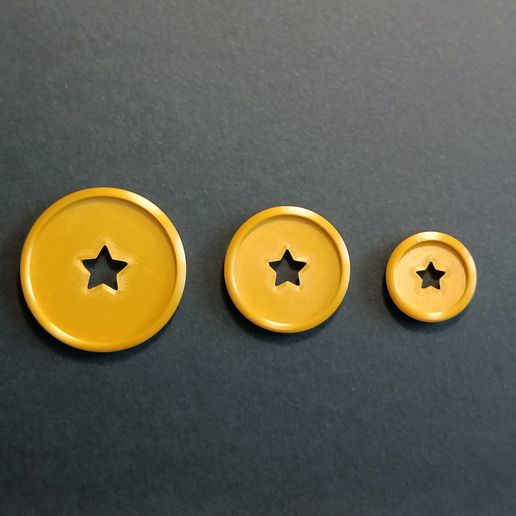⭐ Planner Discs With Star Shape・ STL File for ・Cults