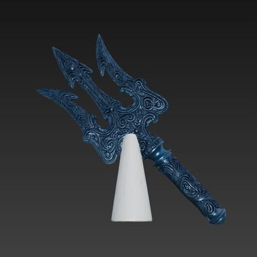 🔱 Poseidon's Trident - Detailed Mythological Weapon・ STL File for 3D ...