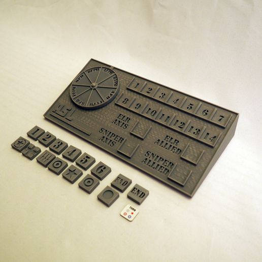 ♟ DASHBOARD ADVANCED SQUAD LEADER (ASL)・ STL File for 3D printing・Cults