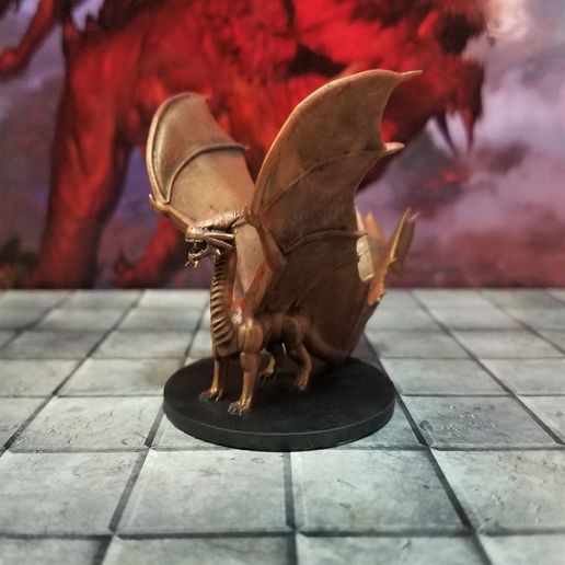 🐉 Copper Dragon・Free STL File for 3D printing・Cults