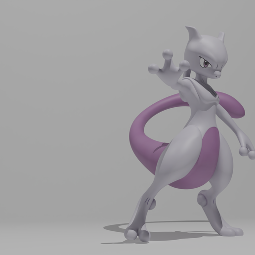 STL file 150 - Mewtwo 🎮 ・3D print design to download・Cults