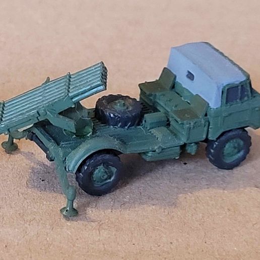 🚀 GAZ 66 - Airborne GAZ with BM21 rocket launcher, Grad V・Free STL File ...