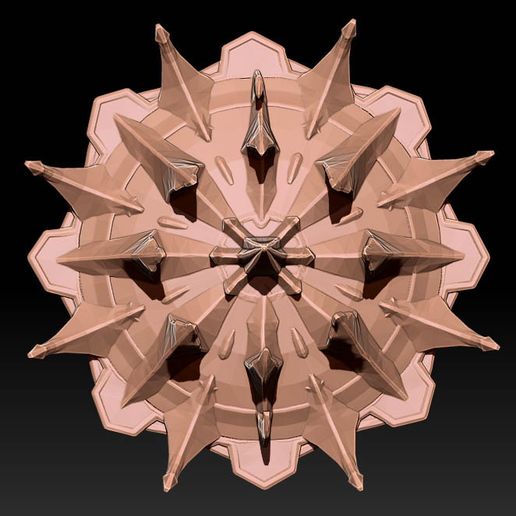 🛡️ Spiked Shield - Demons Souls・ STL File for 3D printing・Cults