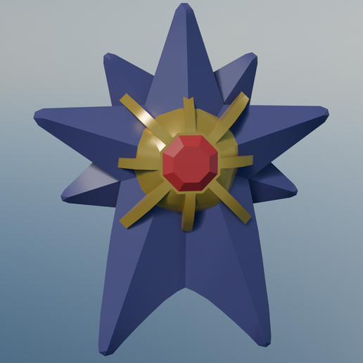 🐉 Mega Starmie Pokemon・ STL File for 3D printing・Cults