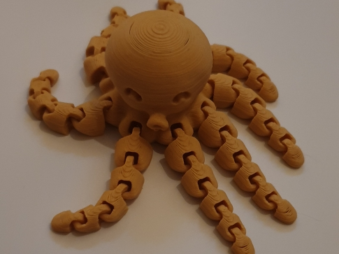 3D printable Cute Mini Octopus・Cults