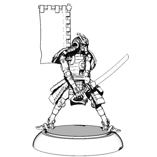 Free STL file Robo Samurai mk 3 🗡️ ・3D print object to download・Cults
