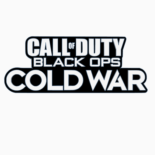 🤙 CALL OF DUTY BLACK OPS - COLD WAR Logo Display by MANIACMANCAVE3D ...