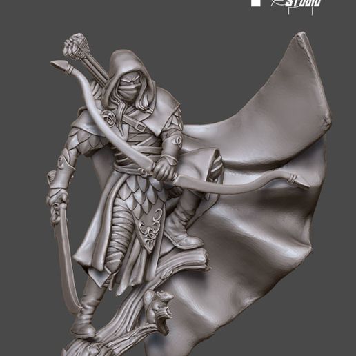 🧝 Elf - 35mm scale・ STL File for ・Cults