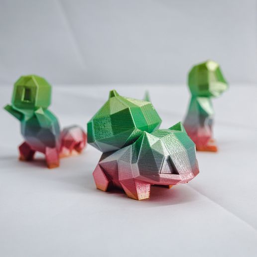 🐉 Low Poly Pokemon Collection Generation 1・ 3D File for 3D printing・Cults