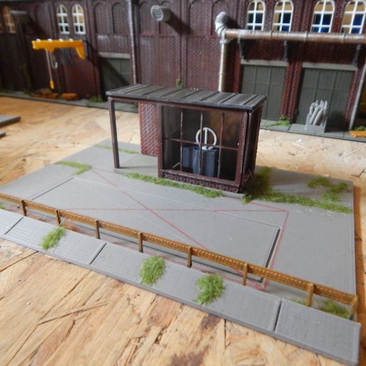 🏠 Zollverein colliery shaft 1 2/8 weighing house H0 1:87・ STL File for ...