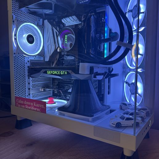 🦶 NZXT H6 Flow feet risers・ OBJ File for 3D printing・Cults