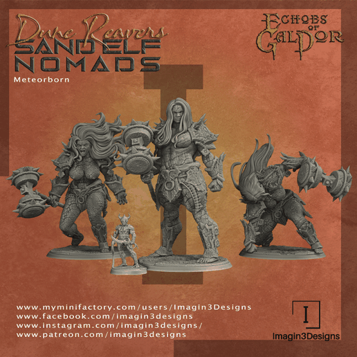 🔥 The Meteorborn Fire Giants・ 3D File for 3D printing・Cults