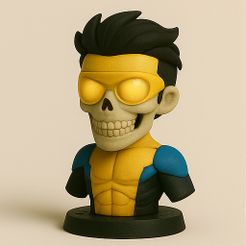 Invincible Skull Busts・2 3D Models & STL Files to Download・Cults