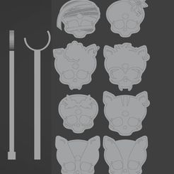 Download 14 3D models from Monster High Stand listed by Kneesocks-Sama ...