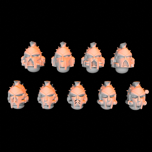 ⚔ Angelic Gladiator Helmets・Free STL File for 3D printing・Cults