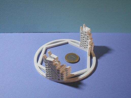 Free STL file Menu holder or card holder 🐝 ・3D printing template to ...