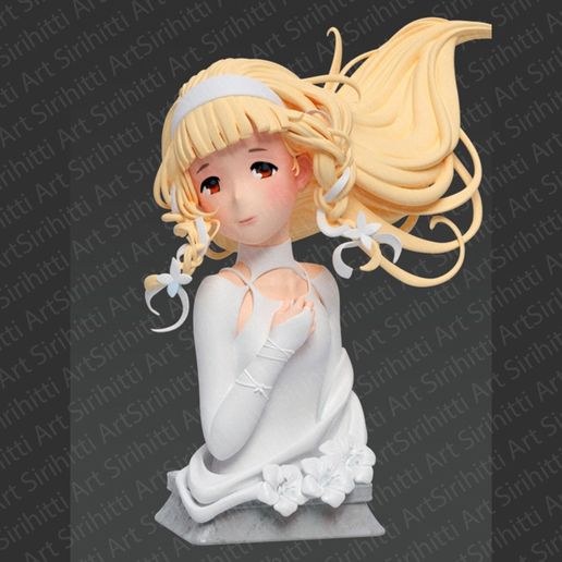 3D file Bust of Maquia・3D printer design to download・Cults