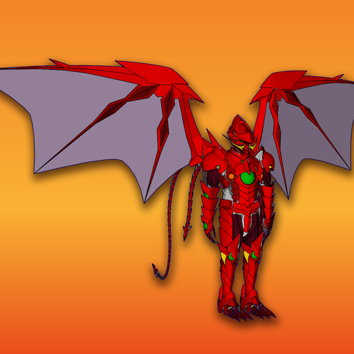 🏫 High School DxD Balance Breaker Scale Mail - Pepakura 3D Template・ 3D ...