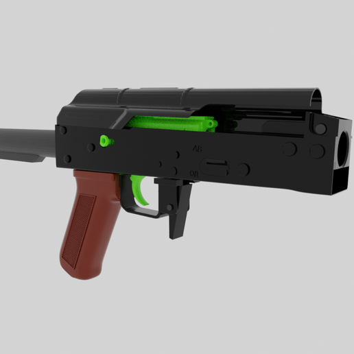 STL file Body AK Airsoft Part kit Plastikov (Stock M4) 🔫 ・3D printer ...
