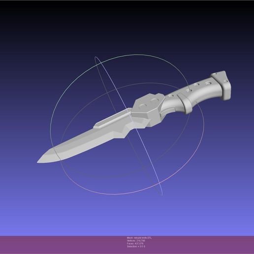 STL file Evangelion Prog Knife Unit 1 Rebuild Version 🔪 (STEP)・3D ...