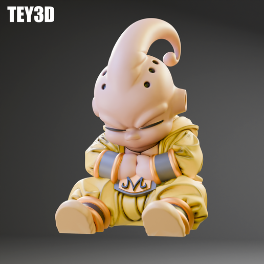 👶 baby majin buu sleeping・ STL File for 3D printing・Cults
