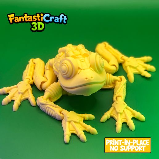 🐸 FantastiCraft3D - Robo Frog Flexi model for FDM 3d printing・ 3D File ...