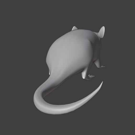 🐀 Realistic 3D RAT model・ STL File for 3D printing・Cults