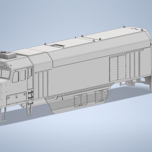 🌊 HO Scale Amtrak Cascade NCPU 90253・ STL File for 3D printing・Cults