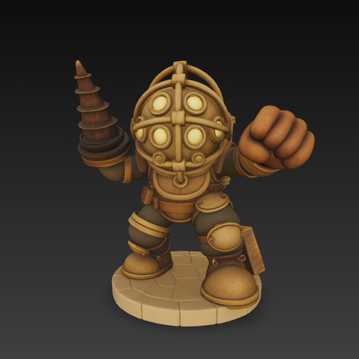 🫧 Big daddy・ STL File for 3D printing・Cults