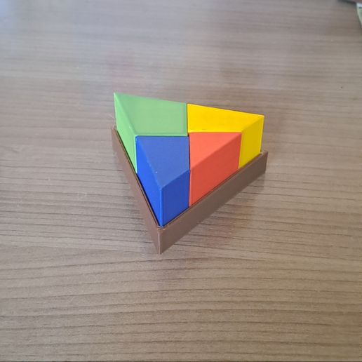🧩 Cubo a Triangulo - Puzzle・ STL file for 3D printing・Cults