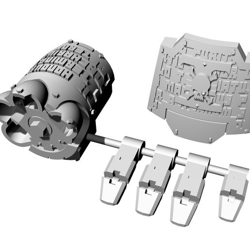 ⌚ Death's Watch MkX Dreadnought bits L・ STL File for 3D printing・Cults