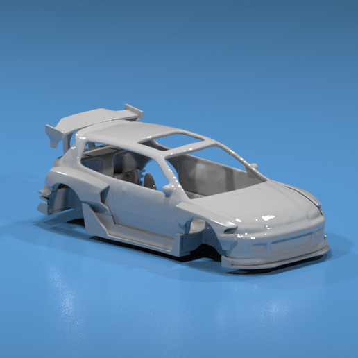 🥵 Hot Wheels Civic EG FatBoi Body Kit・ STL File for 3D printing・Cults