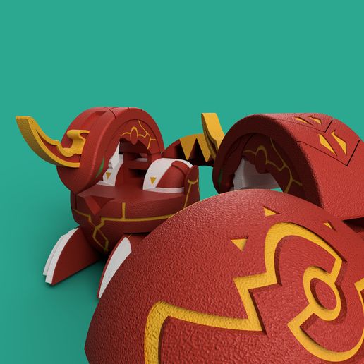 ♾️ Bakugan Infinity & Maximus Dragonoid・ STL File for ・Cults