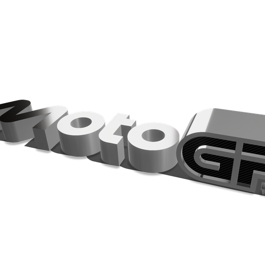 🚩 LOGO MOTO GP 2025・Free 3D File for 3D printing・Cults