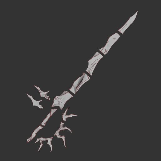 🔥 Flame Reaver Sword - Honkai Star Rail・ 3D File for 3D printing・Cults