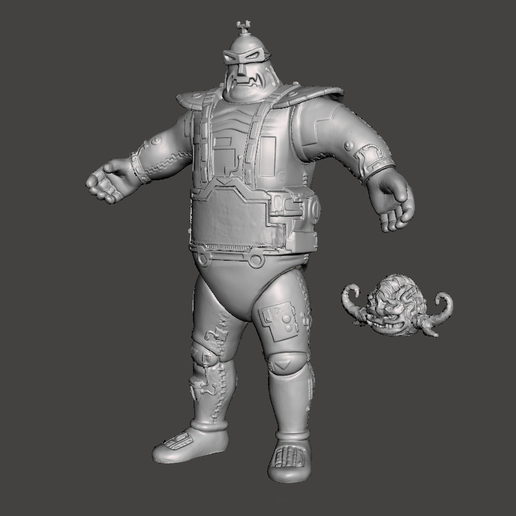 🤖 TMNT ANDROID KRANG BODY VINTAGE ( TEENAGE MUTANT NINJA TURTLES)・ STL ...