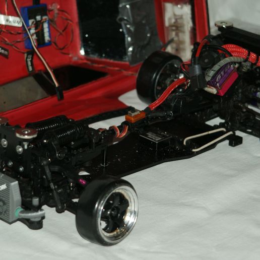 🥷 RC Sakura D5 stealth body mount・ STL File for ・Cults