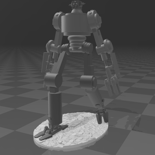 🎲 WarMachine from Fallout・Free OBJ File for 3D printing・Cults