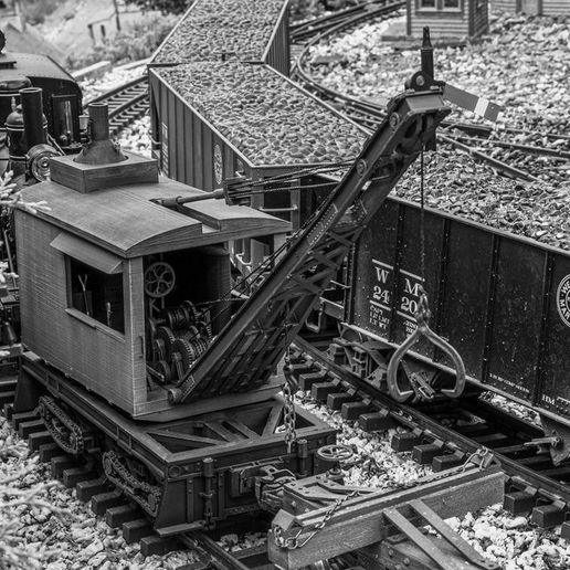 🏗️ Ely Thomas American Log Loader chain drive - G Scale・ STL File for ...