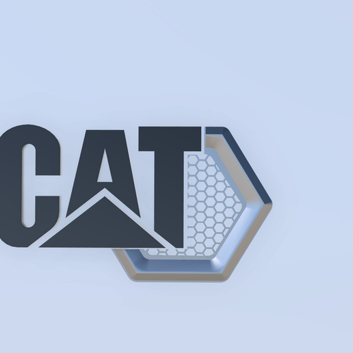 🐱 LOGO CAT・ STL File for 3D printing・Cults