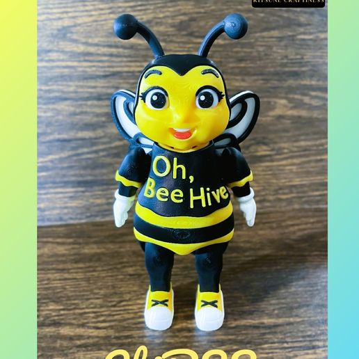 🐝 ChiBEE Flexi Character・ 3D File for 3D printing・Cults
