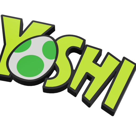 3D file Logo Yoshi + Huevo Yoshi 🦖 ・3D printable design to download・Cults