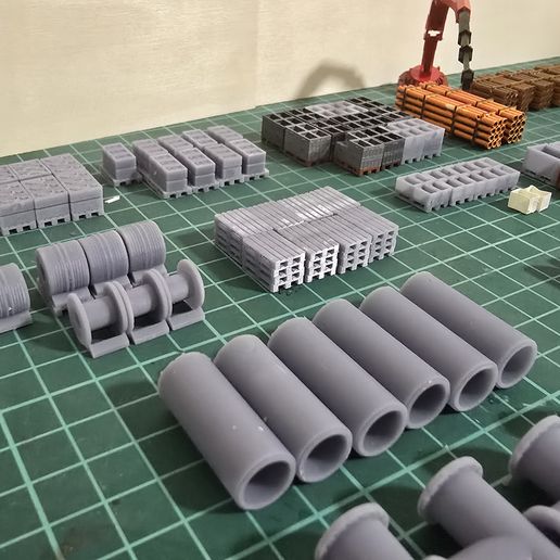 🔌 1/87 - HO Scale - Cable Drums Cargo Train・3D Print with the Anycubic ...