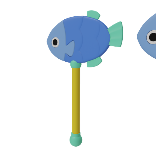 🐠 Animal Crossing Fish Wand Replica Prop・ 3D File for 3D printing・Cults