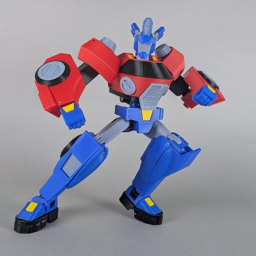 🍕 Pizza Bots Optimus Prime・Free 3D File for 3D printing・Cults
