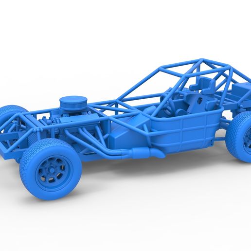 🚗 Diecast Dirt Modified stock car Base Scale 1:25・ 3D File for ・Cults