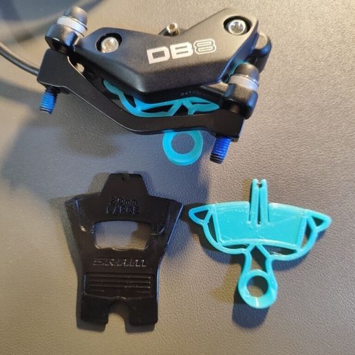 ⚙️ Sram DB8 brake pad spacer (20mm Large)・Free 3D File for ・Cults