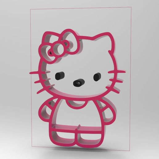 👋 Hello Kitty 3D・Free STL File for 3D printing・Cults